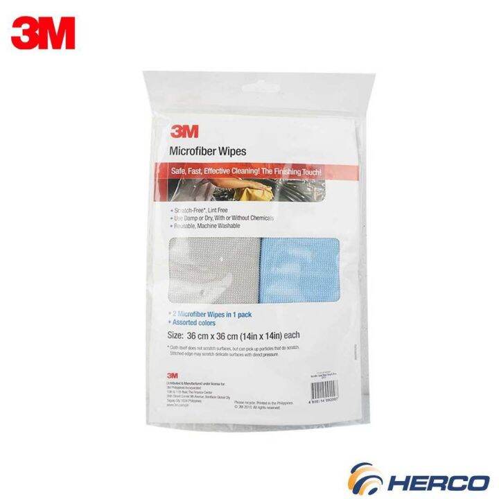 3M Microfiber Wipes Gray LightBlue | Lazada PH