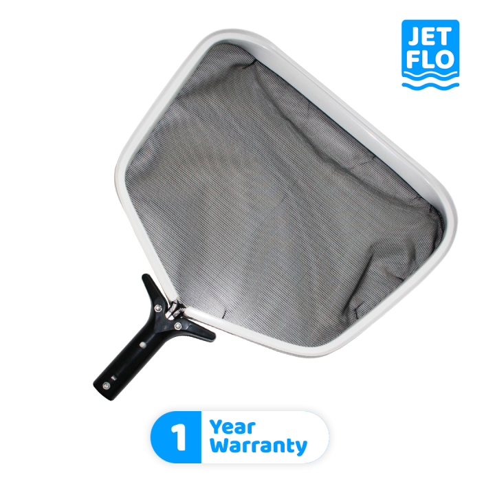 Jet-Flo Heavy Duty Leaf Skimmer/Leaf Scoop Deluxe, Metal Reinforced ...