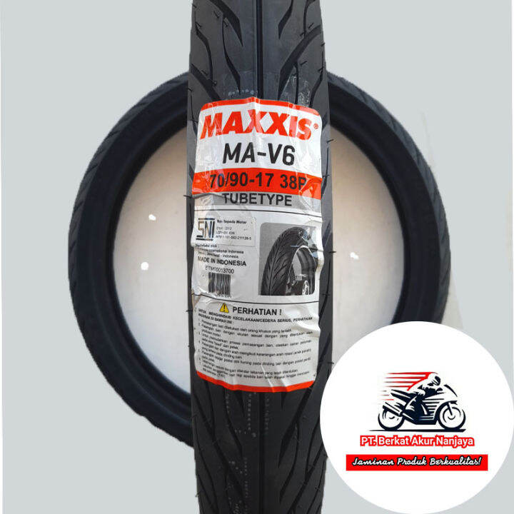 Ban Motor Bebek 70/90 Ring 17 MAXXIS MA V6 TUBETYPE (Non Tubeless ...