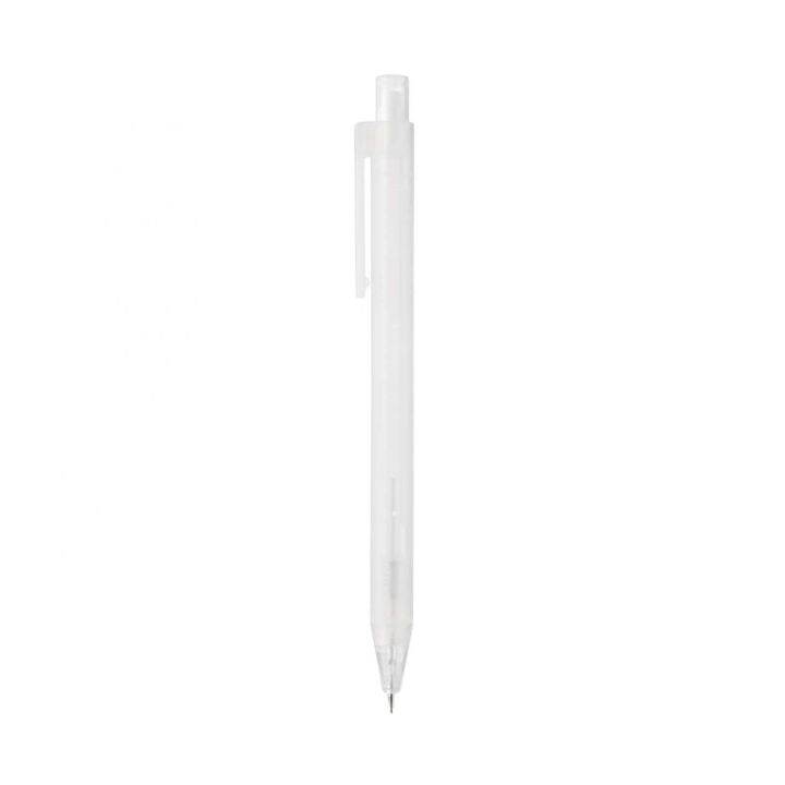 Japan imported MUJI MUJI matte rod milky white mechanical pencil ...