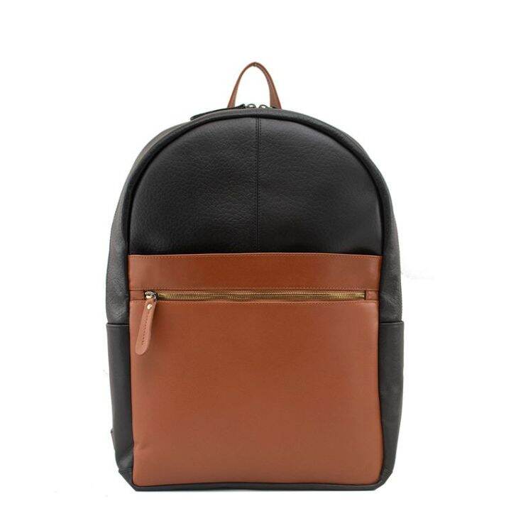 The Tannery Manila Nicolas Leather Backpack, Black Waffle | Lazada PH