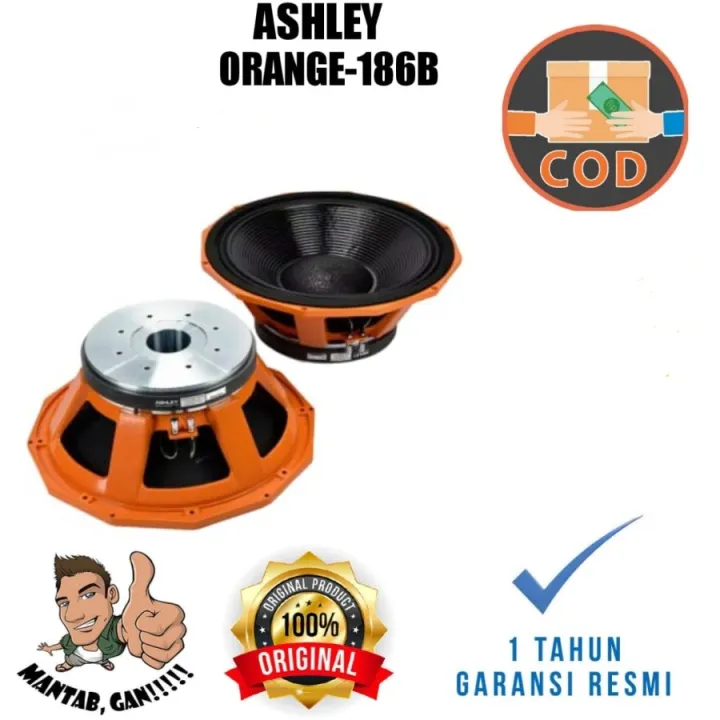 speaker component komponen woofer balap orange ashley 18in 186B voice coil 6in | Lazada Indonesia