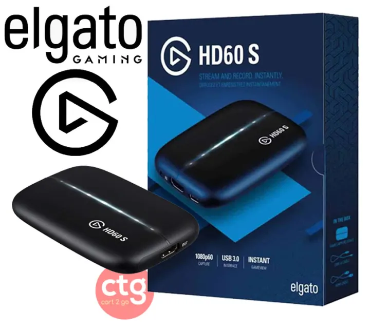 Elgato HD60 S External Capture Card Stream & Record in 1080p60 works ...