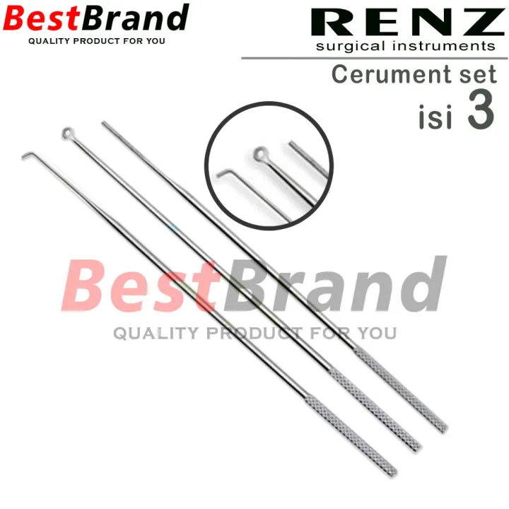 RENZ Cerumen Serumen Set Cerument Telinga THT isi 3 | Lazada Indonesia