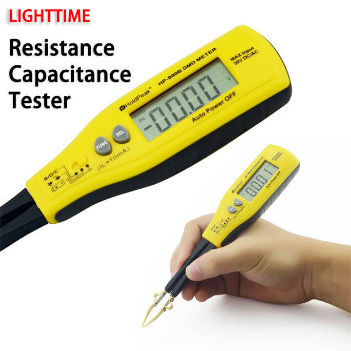 Handheld Resistance Capacitance Tester Multimeter SMD Chip Tester 4000 ...