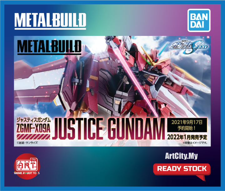 (READY STOCK) Bandai Metal Build - Justice Gundam - 1/100 Scale | Lazada