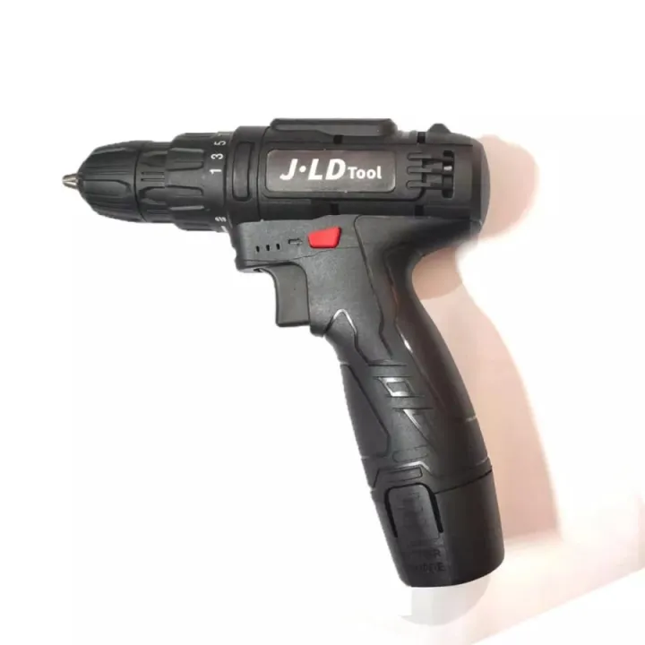 Bor baterai jld 12v bor cordless drill set box lengkap bolak balik ...