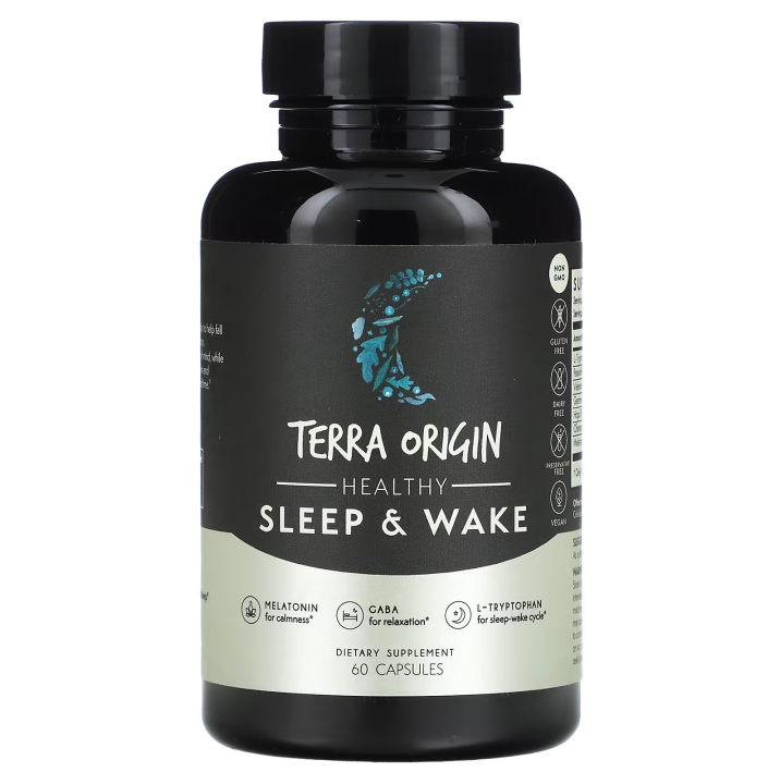 Terra Origin Healthy Sleep & Wake 60 Capsules | Lazada PH