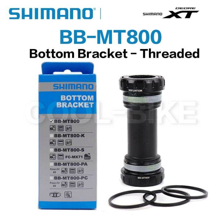 Shimano DEORE XT SLX Bottom Bracket BB-MT800 Hollowtech II Mountain Bike 68/73Mm Replaces BB70 ...