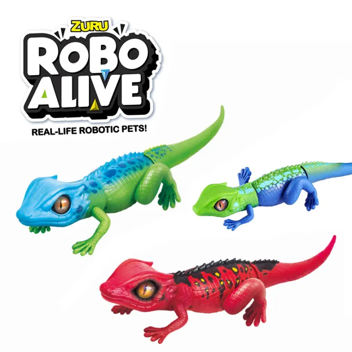2022 Zuru Robo Alive Slithering Crawl Snake Lurking Lizard ไดโนเสาร์ ...