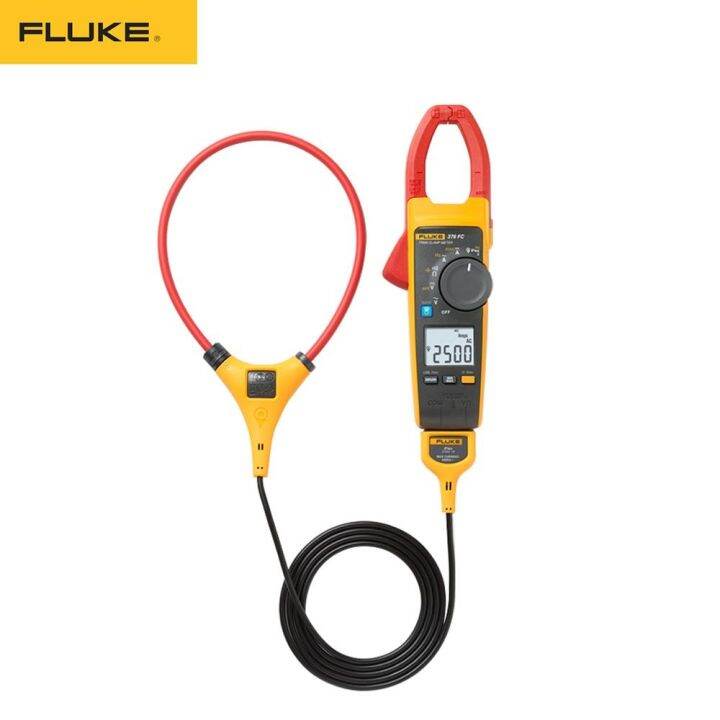 Fluke 376 FC True RMS 1000A AC/DC Clamp Meter with IFlex 2500A AC with ...