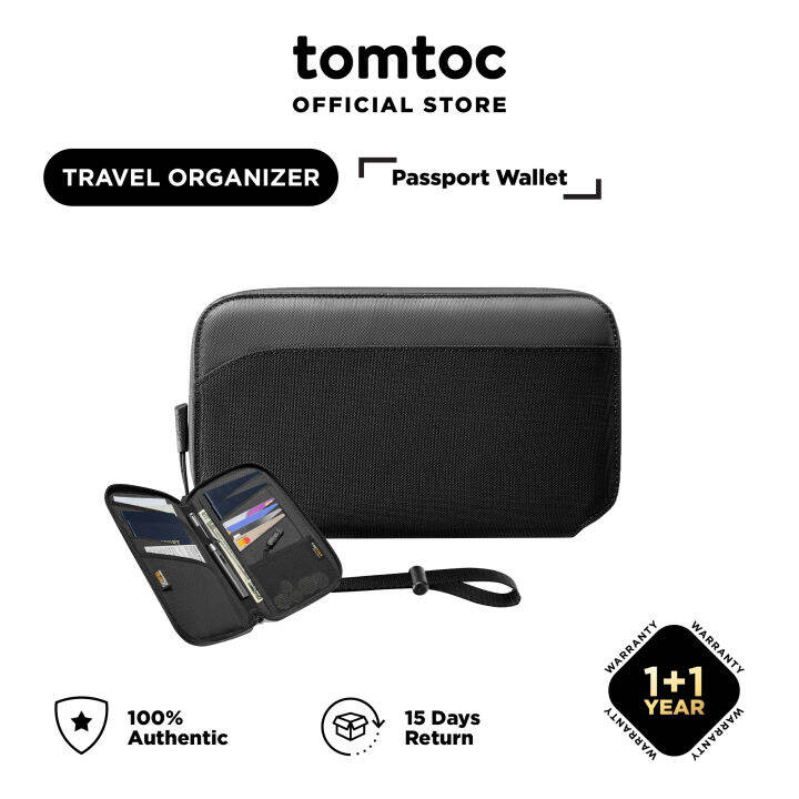tomtoc Navigator Passport Holder / Passport Wallet / Travel Accessories ...