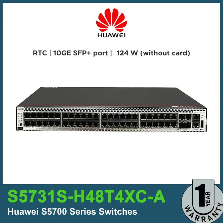 S5731S-H48T4XC-A | Huawei S5700 Series Switches | Huawei S5731S-H Switch | 48 x 10/100/1000Base ...