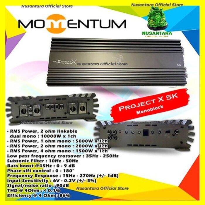 MOMENTUM 5K PROJECT X MONOBLOCK POWER COMPETITION SERIES MONOBLOK ...