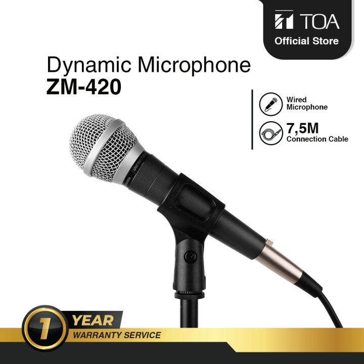 TOA ZM-420 Dynamic Microphone | Lazada Indonesia