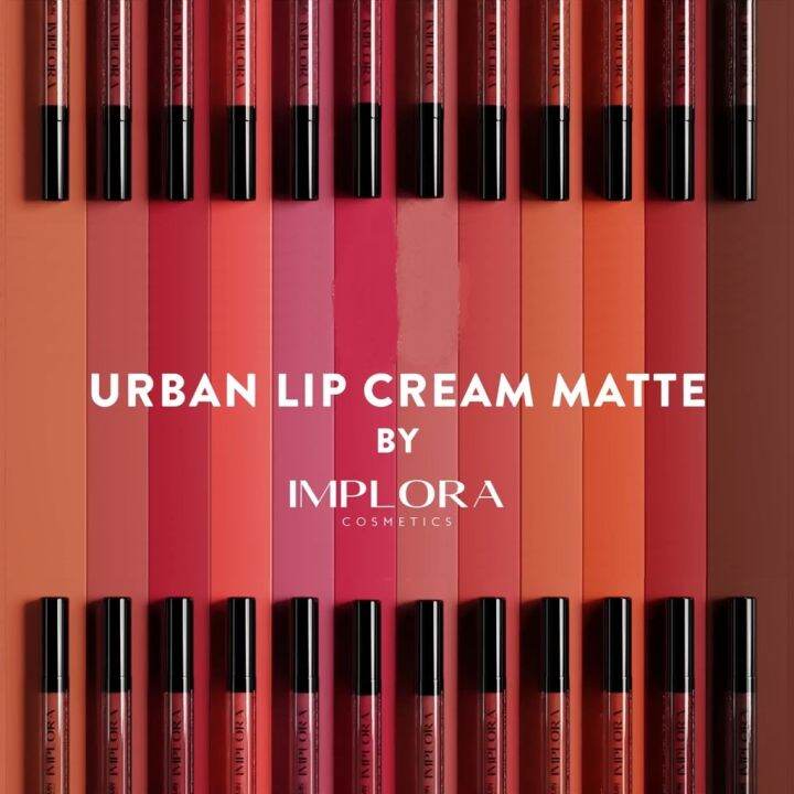 MORYMONY - IMPLORA URBAN MATTE LIPCREAM | Implora Lip Cream Lipstick ...