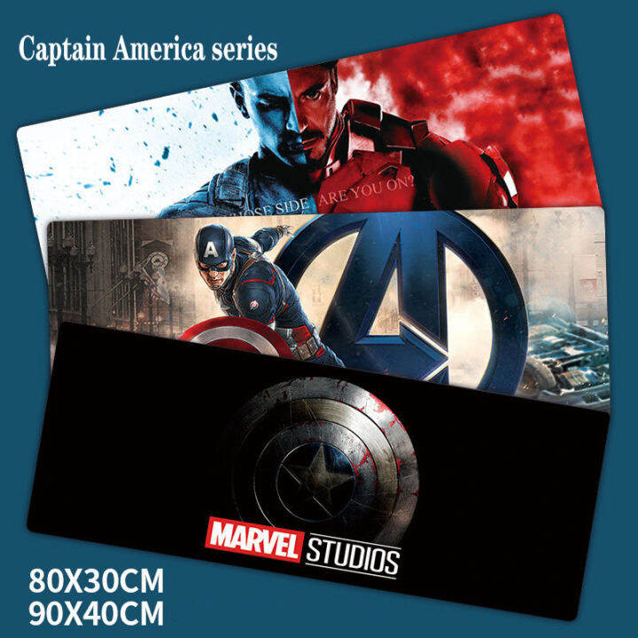 Cartoon Marvel rubber Gaming Mouse Pad Office Computer Desk Mat Table ...