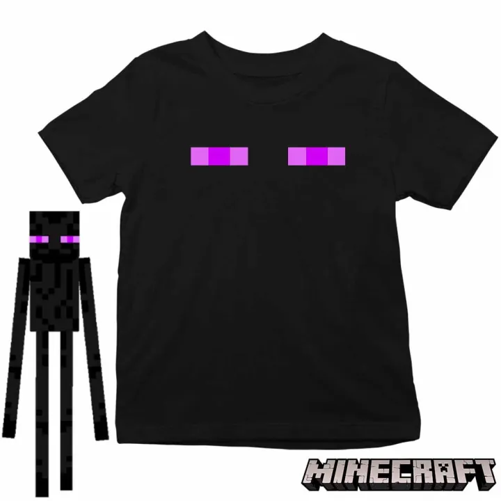 Minecraft Character ~ Enderman ~ Tshirt for Kids | Lazada PH