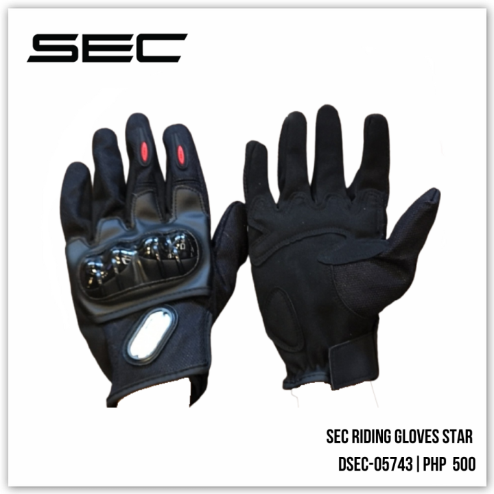 DSEC-05743 | SEC Riding Gloves Star (M-XL) | Lazada PH