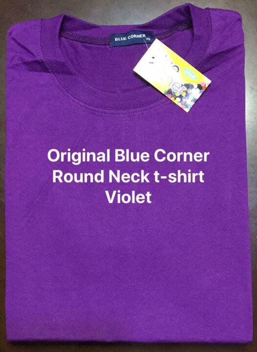 Original Blue Corner Unisex Round neck T-shirt (Violet) | Lazada PH