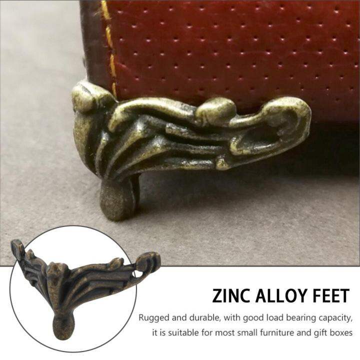 Zinc Alloy Feet Corner Brackets Angle Bracket Chinese Antique Alloy ...