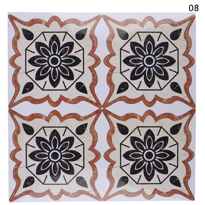 LngBo 36pcs Self Adhesive PVC Ceramic Tile Waterproof Wall Art Diagonal ...