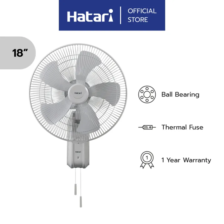 HATARI Industrial Fan Wall Type IW18M1 (18") | Lazada