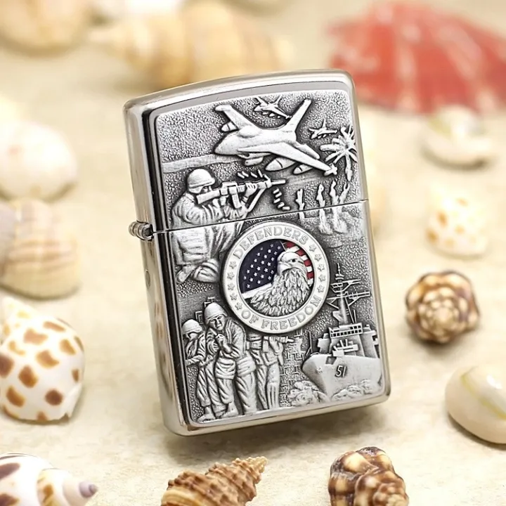 Zippo lighter flower sand sticker joint army 24457 LT-0265 | Lazada