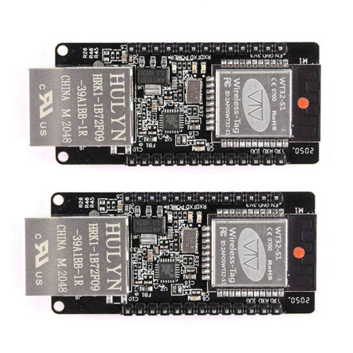 2x Wt32 Eth01 Embedded Serial Port Networking Bluetooth Wifi Combo Gateway Module With Pin