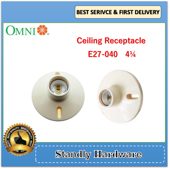 OMNI E27 Ceiling Receptacle 2 1/4 and 4 1/4 | Lazada PH