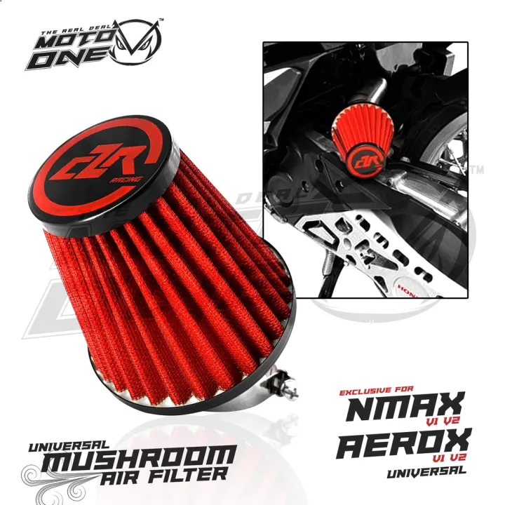Factory direct sales MOTO ONE CZR RACING RAM AIR MUSHROOM FILTER AEROX ...