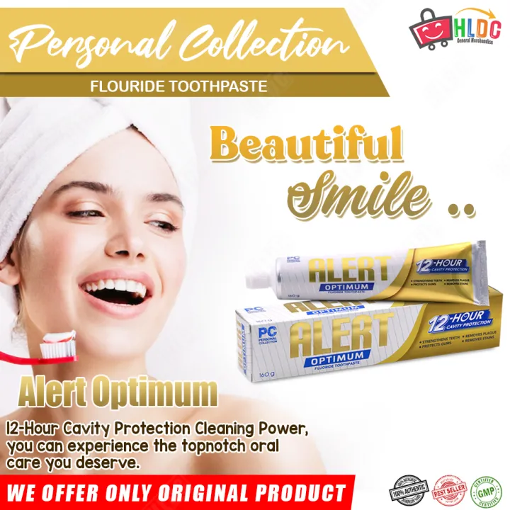 Personal Collection Alert Optimum Flouride Toothpaste 160g Cavity ...