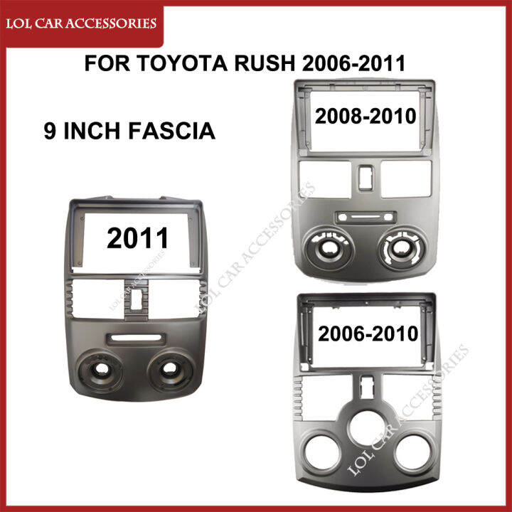 9 Inch For Toyota Rush 2006-2011 Car Radio Fascia Android MP5 Player ...