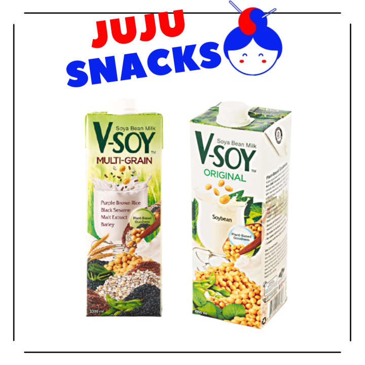 V-Soy Multi-Grain / Original Soya Bean Milk 1L | Lazada