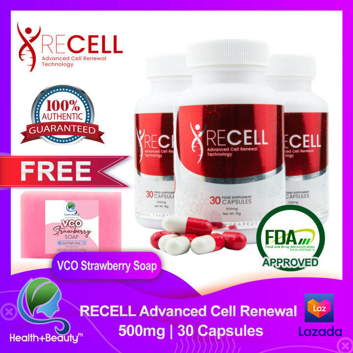 RECELL Advanced Cell Renewal 30 Capsules Increase Energy Glowing ...