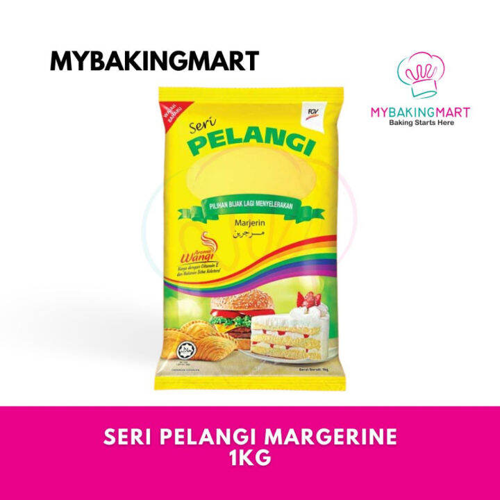 Mybakingmart | Seri Pelangi Margerine 1kg - Marjerin Halal | Lazada