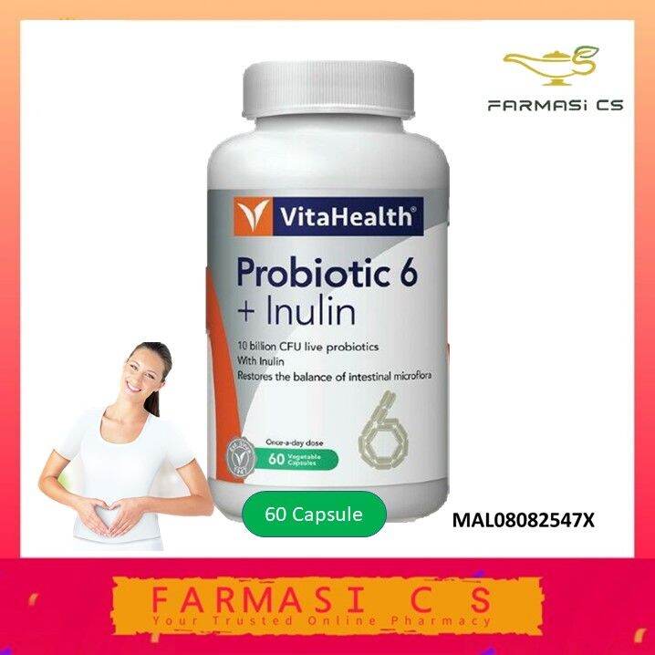 VitaHealth Probiotics + Inulin 60s Capsule EXP:06/2023 [Vita Health ...