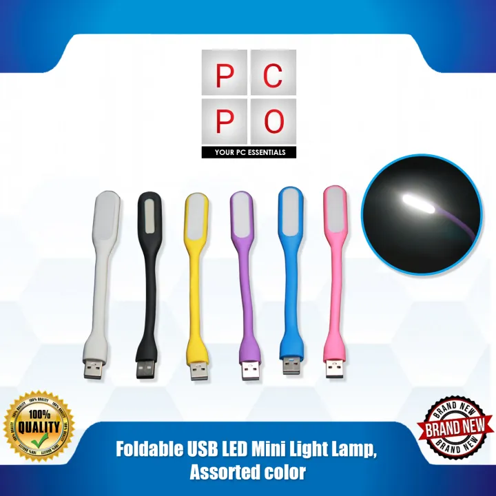 Foldable USB LED Mini Light Lamp, Assorted color | Lazada PH