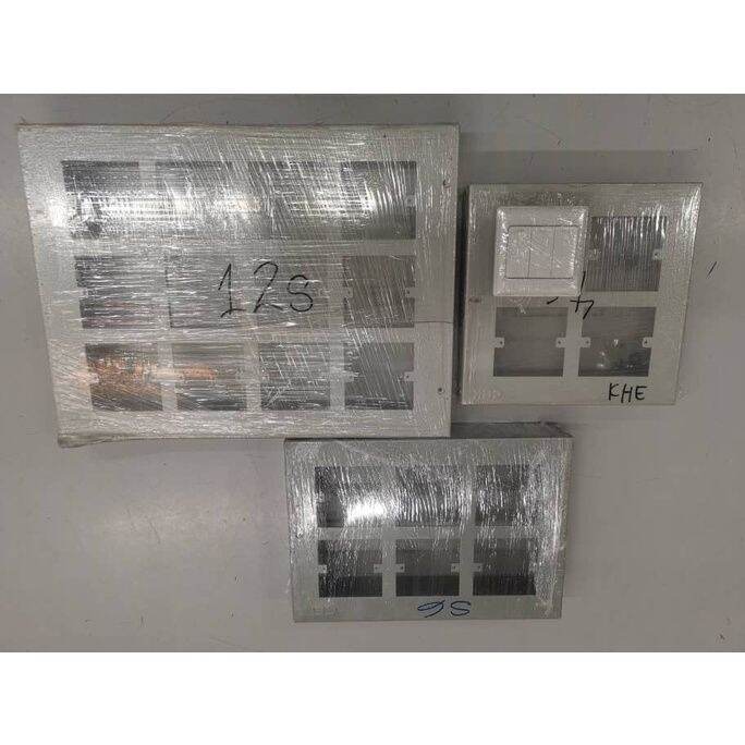 4/6 Socket Metal Switch Box 4S 6S Way Switches Electrical Clad Board ...