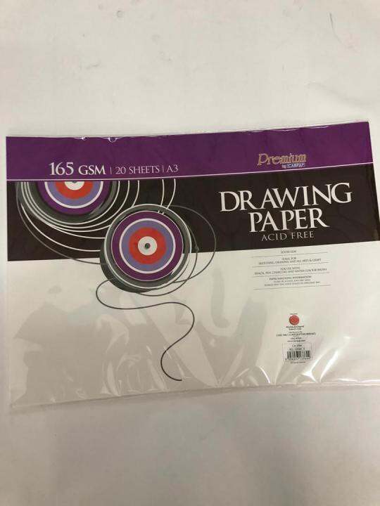 Premium By Campap A3 Size Acid Free Drawing Paper 165gsm | Lazada