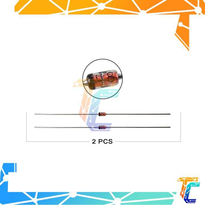 2pcs 1n4148 Zener diode DO-35 IN4148 Switching Diode Silicon epitaxial planar diode for ...