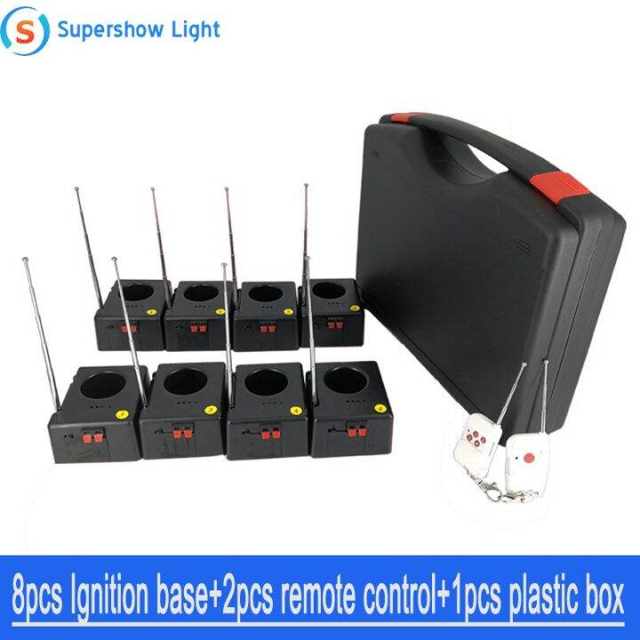 Cold Firework Ignition Machine Wireless Remote Pyrotechnics 8 Cues ...