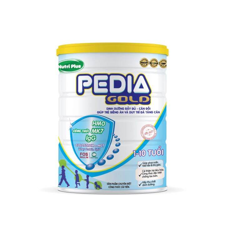 Sữa bột dinh dưỡng PEDIA cho trẻ biếng ăn thấp còi tăng cân NUTRI PLUS ...
