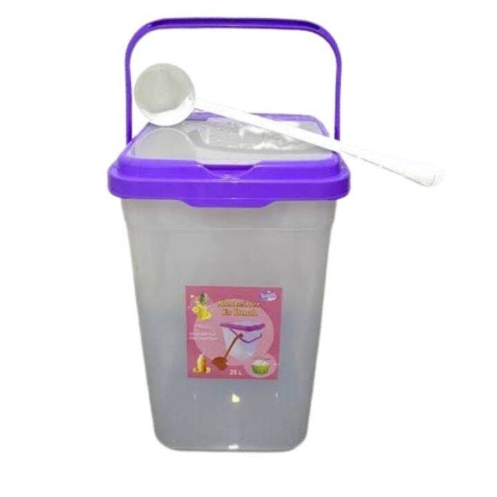 Toples Es Buah + Gayung - Tempat Air Minuman - Wadah Aquarium es buah ...