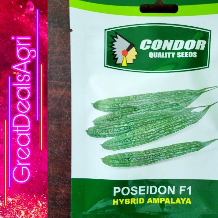 POSEIDON F1 HYBRID AMPALAYA SEEDS (3 GRAMS) CONDOR SEEDS | Lazada PH