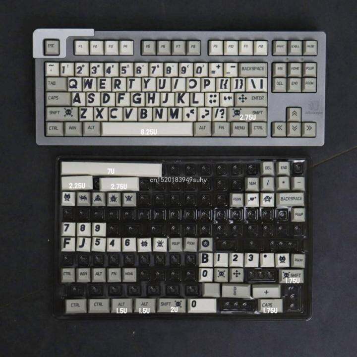 142 Keys R Programmer Keycaps Thick PBT DyeSublimation Lightproof ...