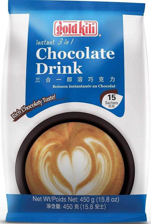 Gold Kili Instant 3-in-1 Chocolate Drink 15pcs | Lazada PH
