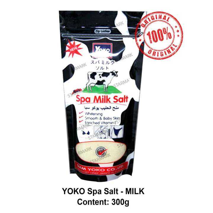 Yoko Spa Milk Salt Salts - Regular Milk 300g 300 grams Authentic - Set ...