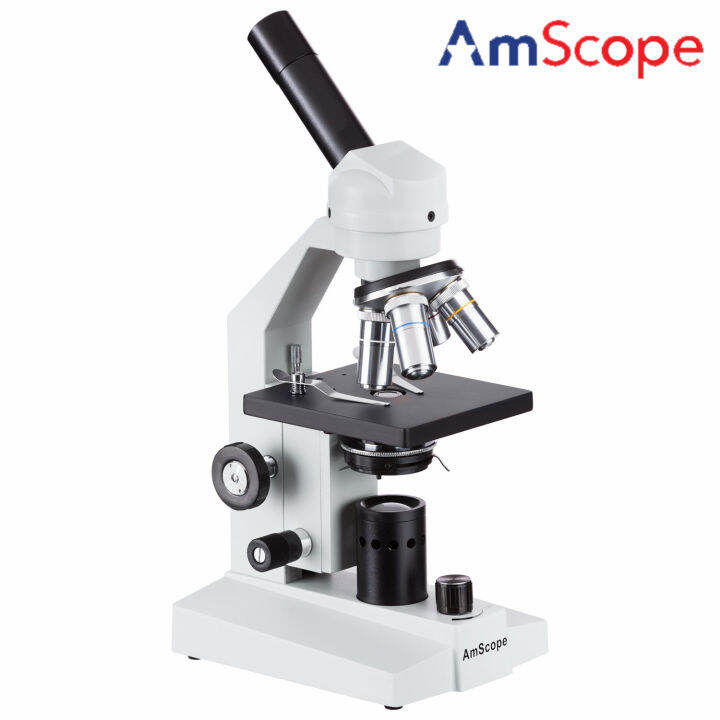 AmScope 40x-1000x Cordless LED Compound Biological Microscope | Lazada PH