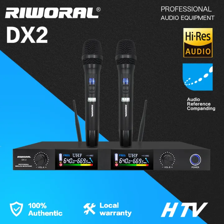 RIWORAL DX-2 UHF wireless microphone Automatic wireless ID code ...